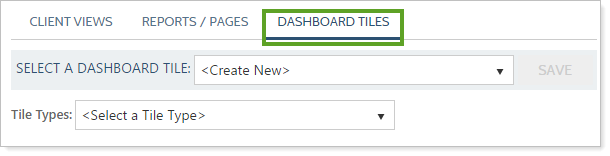 Client Views - Dashboard Tiles