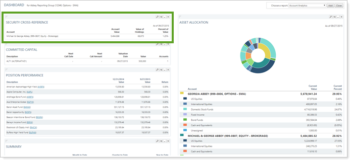 Security Cross-Reference Report